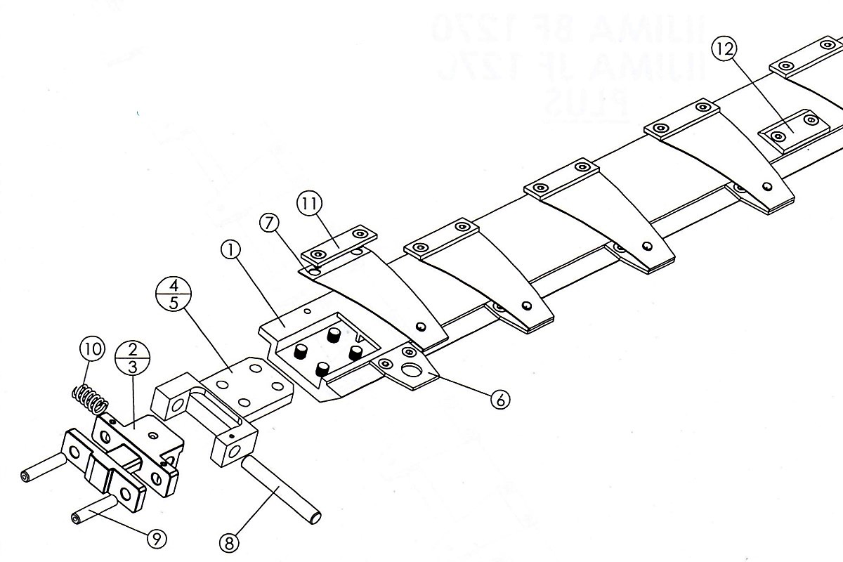 Catalog - Conway Machine - Conway Gripper Bar Complete for Iijima 1270