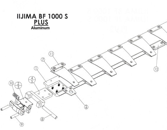 Catalog - Conway Machine - Conway Gripper Bar Complete for Iijima 1000 S